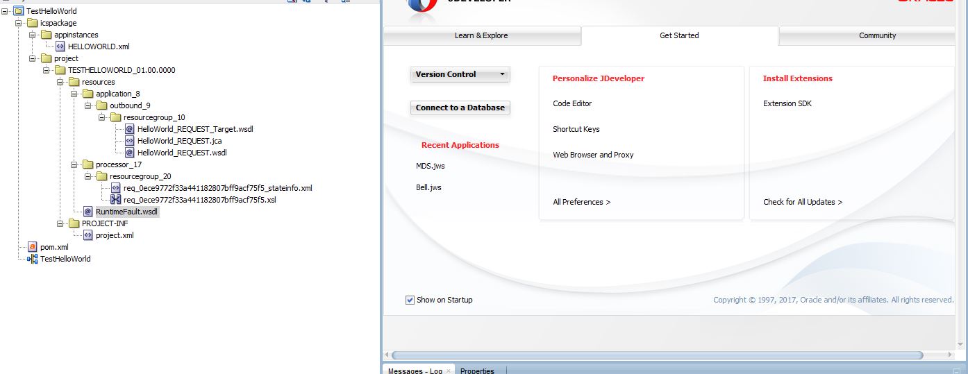 My Soa And Oic Learnings How To Import Oic Project Iar File In Jdeveloper