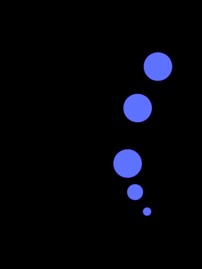 Wallpapers for the phone in five colors