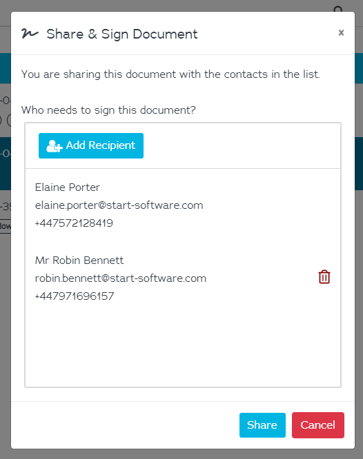 Alpha Legal's new "Share & sign" feature is looking good!