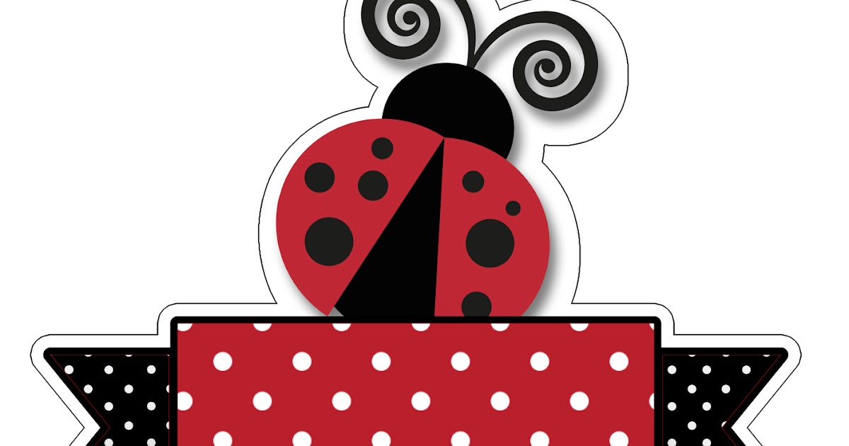 Ladybug: Free Printable Cake Toppers. - Oh My Fiesta! in english