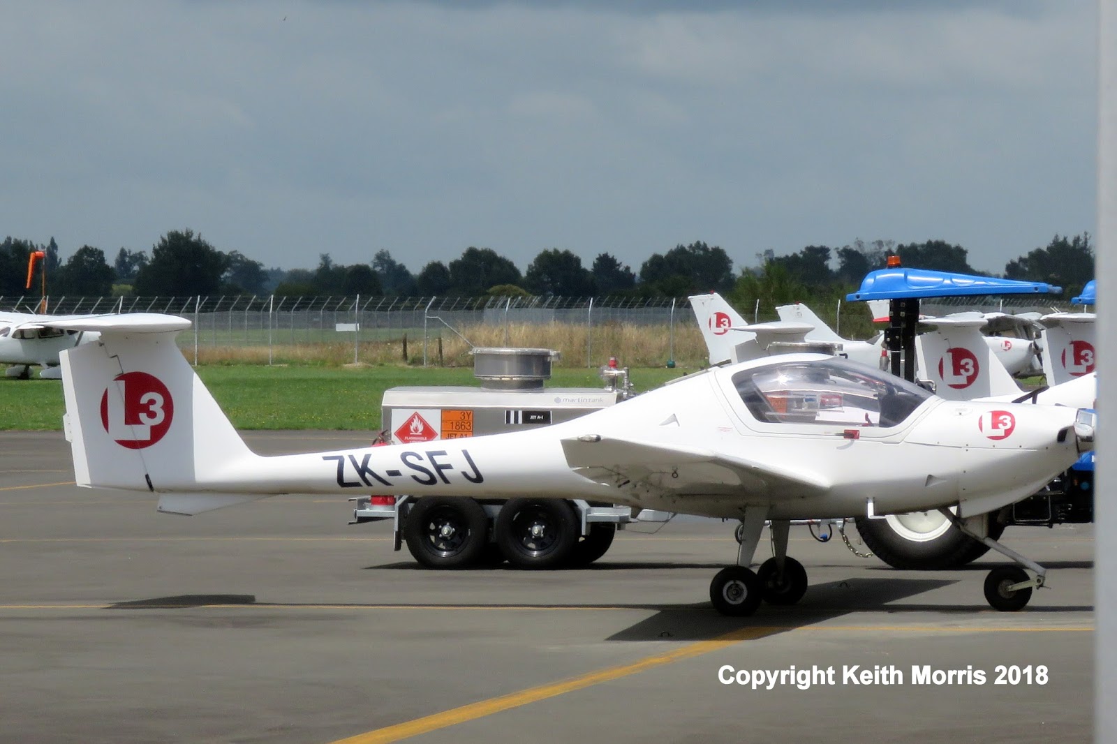 NZ Civil Aircraft: L3 Airline Academy at Hamilton 25-1-2018