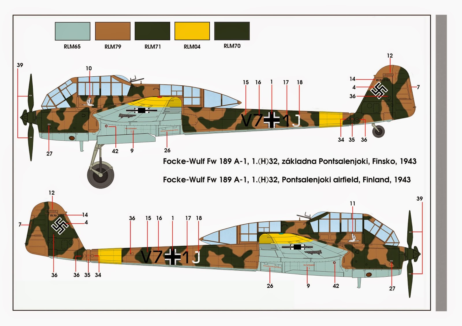 New 1/32 FW-189 from HPH Models - Marking Options (part 3 ...