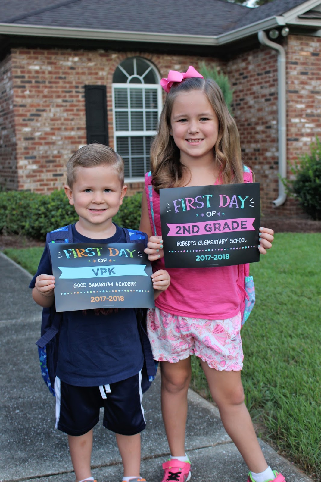 The Evers Family: First Day of School!