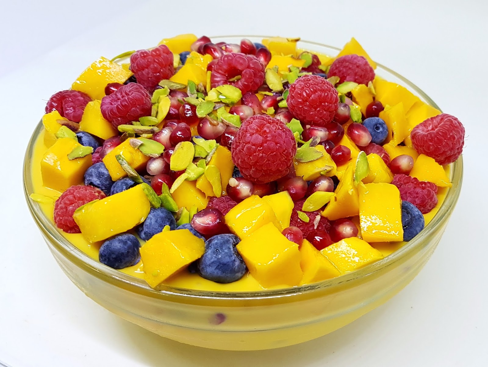 Maryam's Culinary Wonders: 1403. Berry Mango Pudding