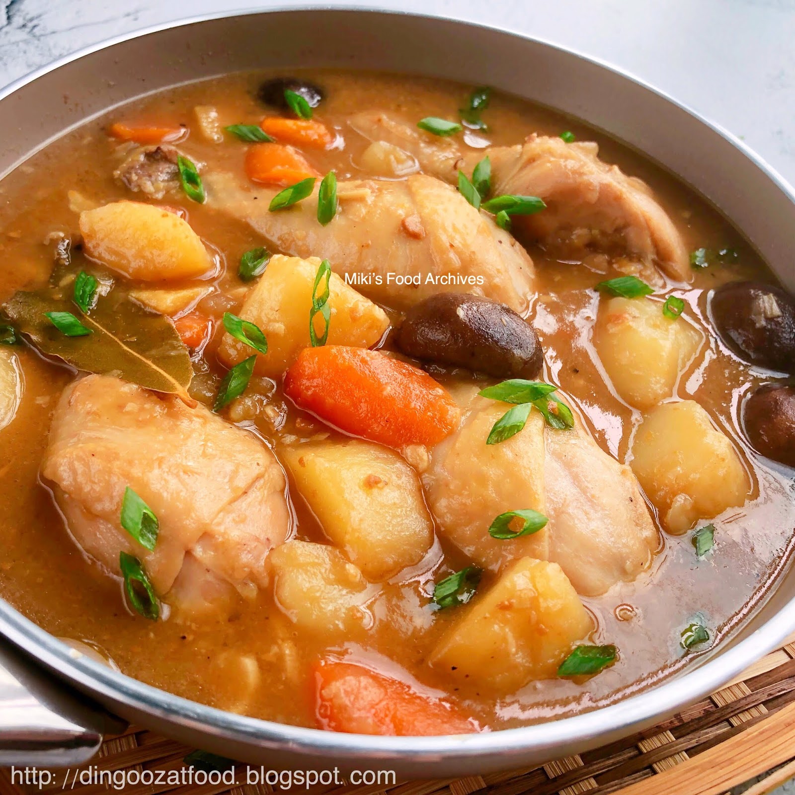 Miki's Food Archives : Soybean Paste aka Taucu Braised Chicken 豆酱焖鸡