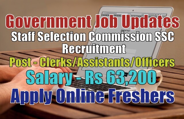 SSC Recruitment 2020 Phase 8 for 1355 Clerks | Assistants | Officers ...