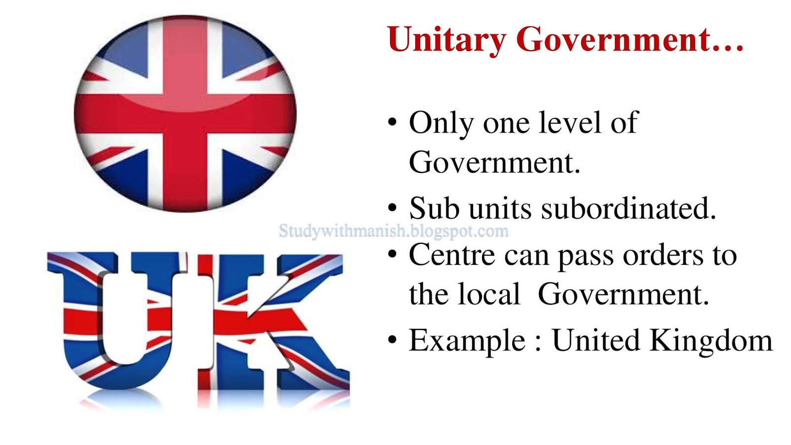 Federalism CLASS - X well explained Notes and PPT