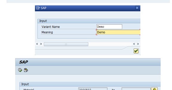 SAP ABAP Central: Creation of Selection Screen Variant in Module Pool ...