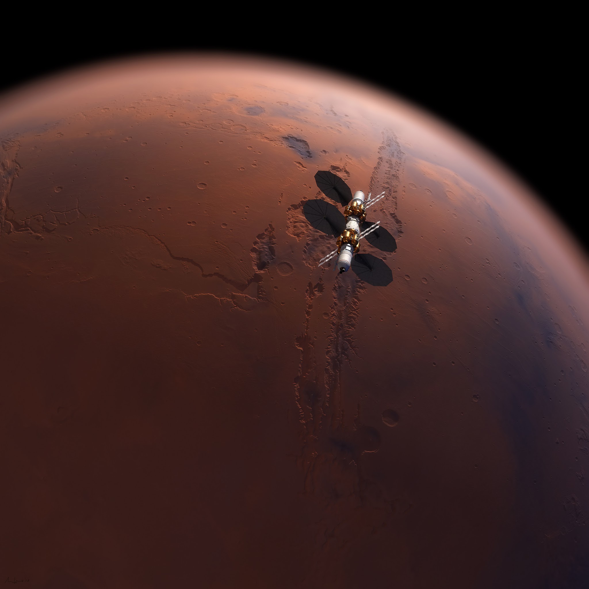 Lockheed Martin's Mars Base Camp concept | human Mars