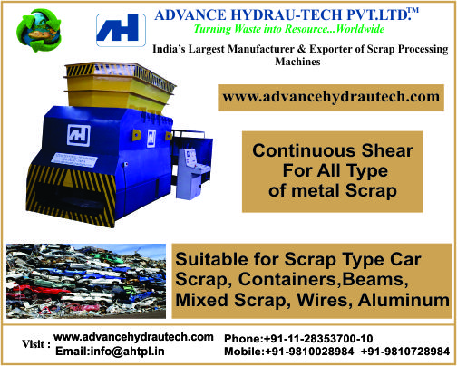 Scrap Baling Machines: Continuous Shear For Metal Scrap Shearing