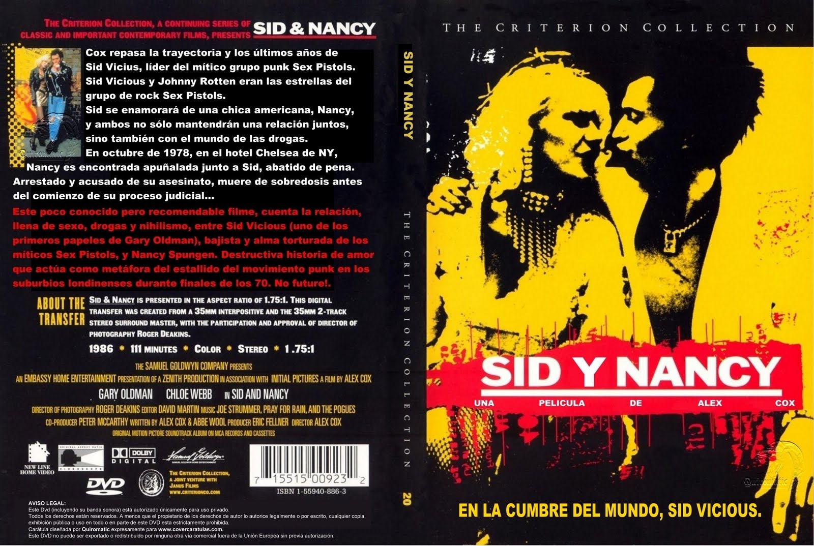 ELCINEENSUSMANOS: SID Y NANCY (DRAMA)
