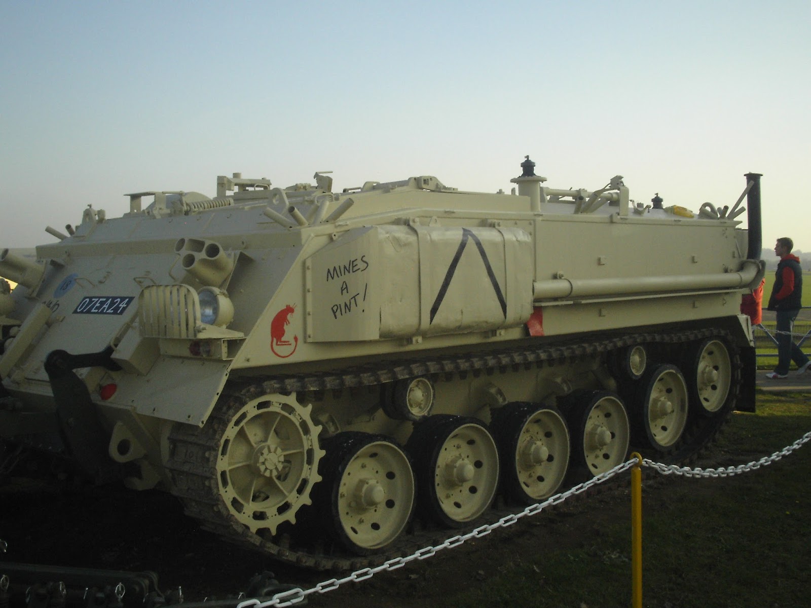 sport and transport: Duxford fv432 APC tank