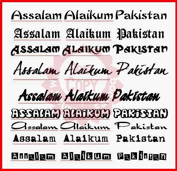 Pak Urdu IT: = Special Font Collection for Designer = Mediafire Link
