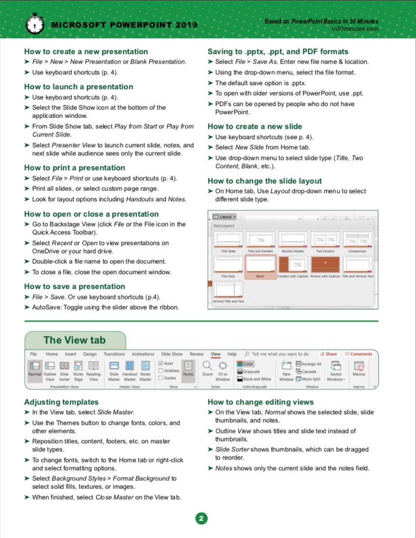 New Quick Reference Guide (Cheat Sheet of Instructions, Tips ...