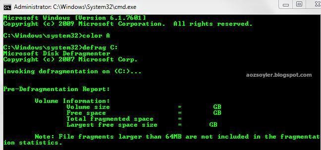 Technical Notes: How to change font color in CMD?