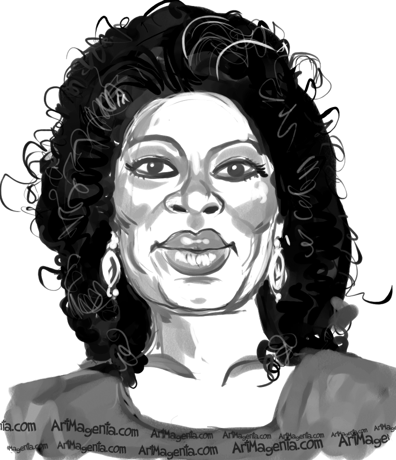 Oprah Cartoon Drawing