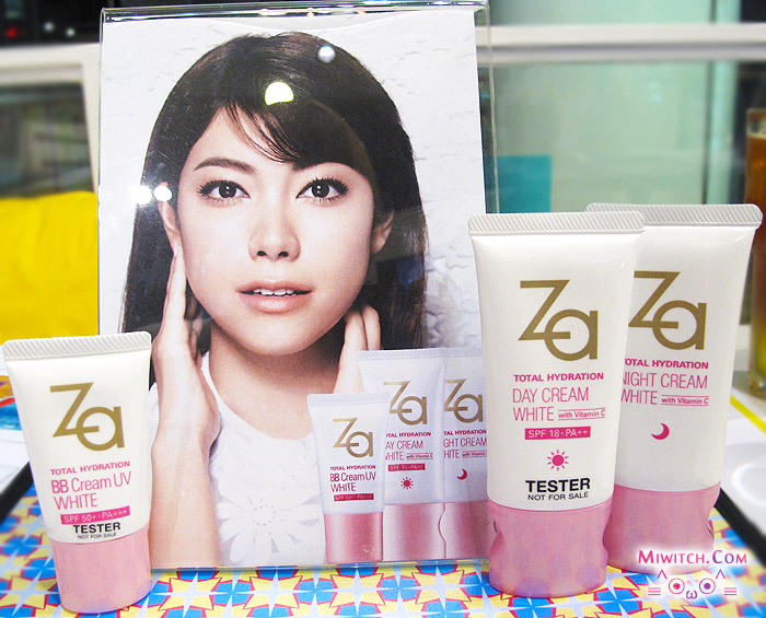 Launch: New Za Cosmetics Total Hydration Whitening Products