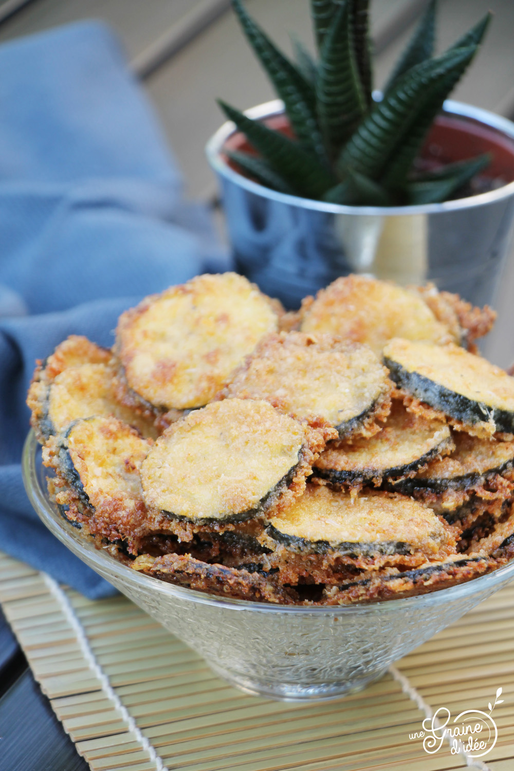 Chips de Courgette au Parmesan | Une Graine d'Idée