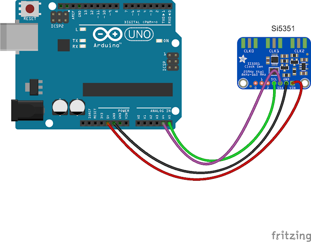 Generatore di frequenza Si5351 e Arduino | danielealberti.it