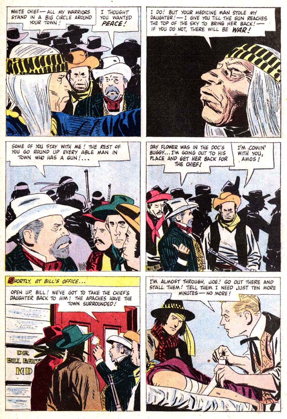 The ALEX TOTH archives: TOTH - FOUR COLOR COMICS 0877 - Frontier Doctor ...