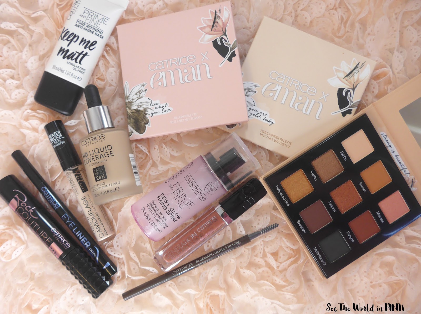 Full Face Using All Catrice Products | See the World in PINK