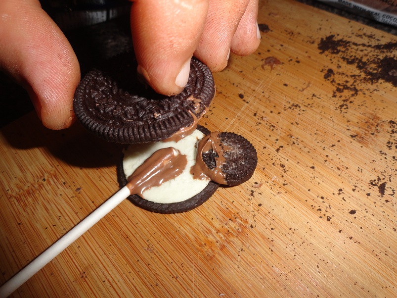 DIY Mickey Mouse Chocolate Oreo Cookie Pops - AtStudioD