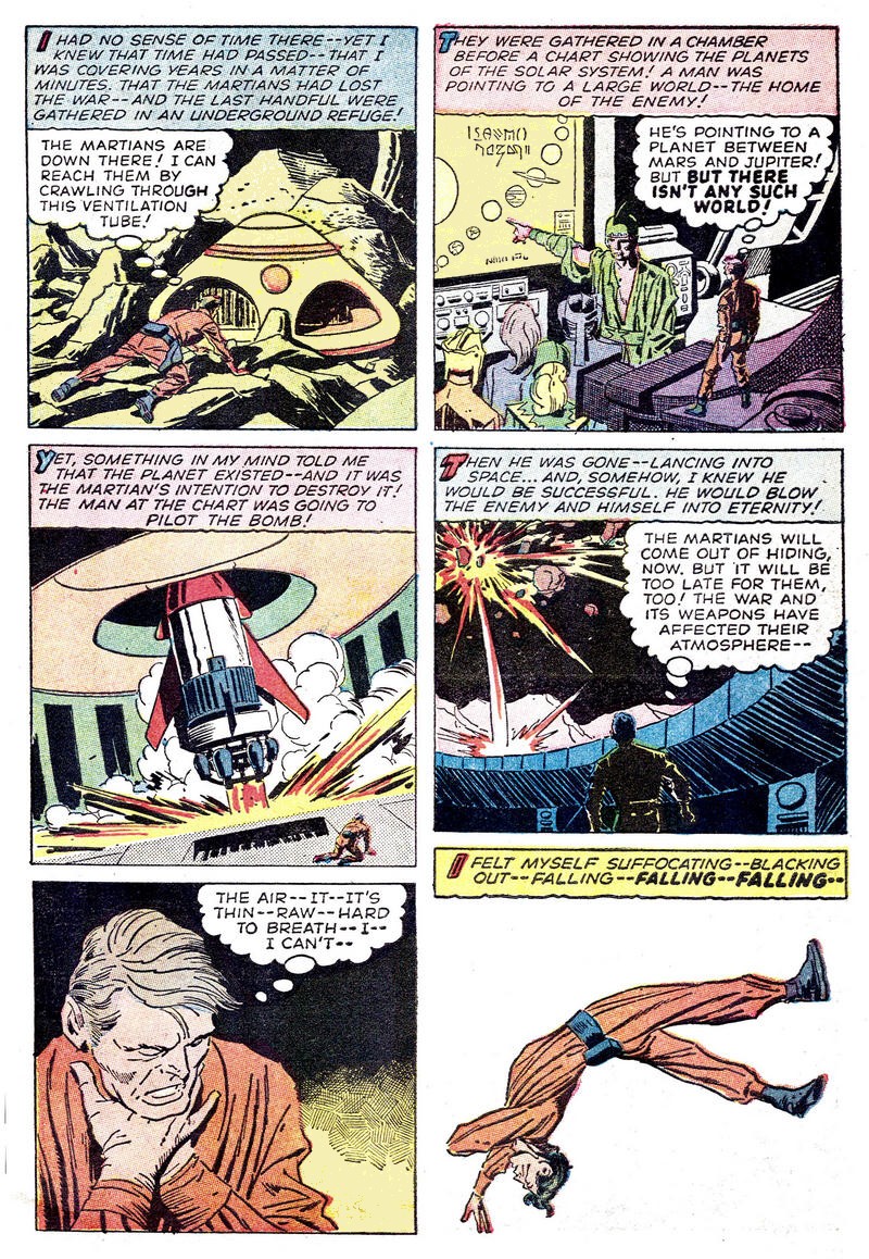 Pappy's Golden Age Comics Blogzine: Number 2384: The Face on Mars