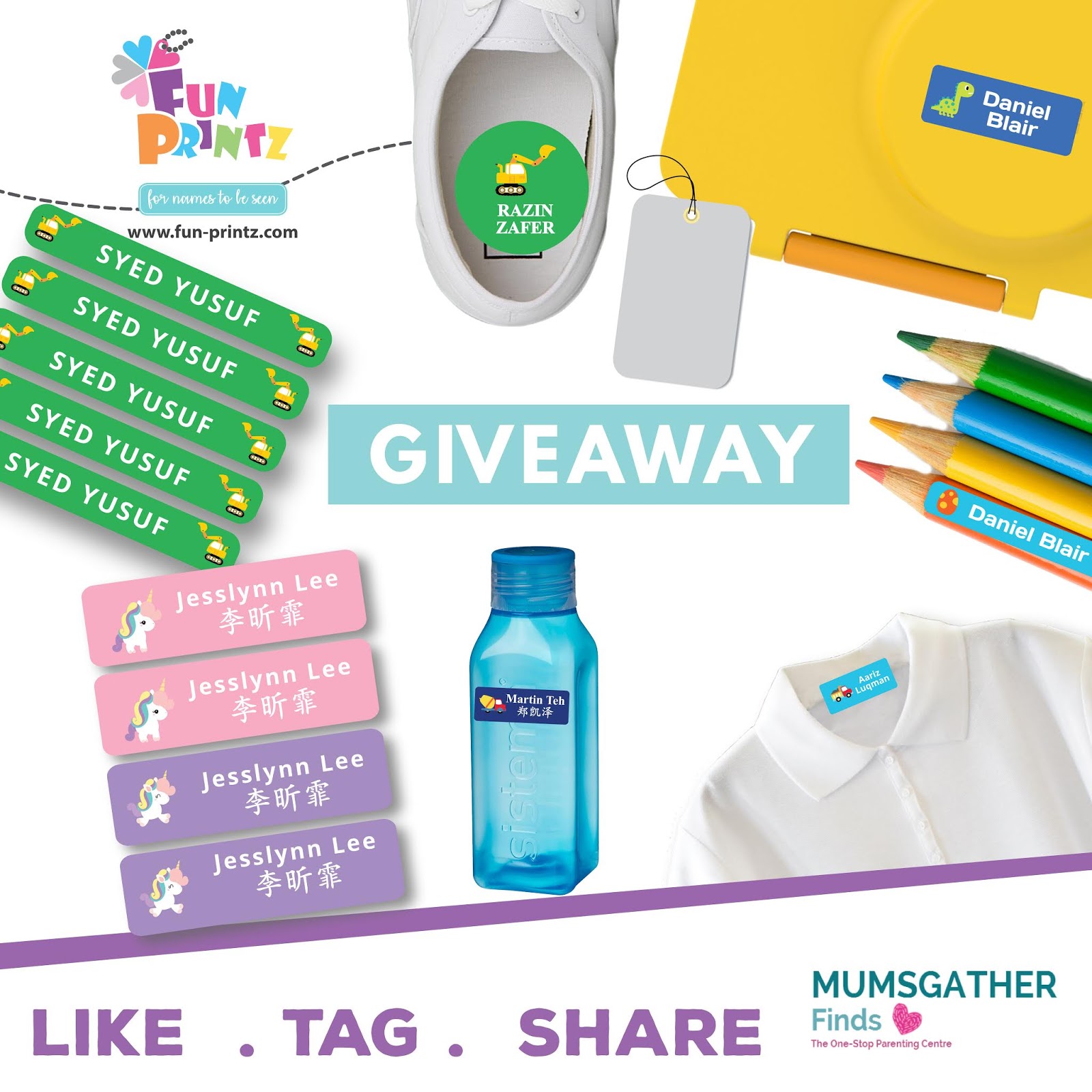 Fun Personalized Labels For Back To School 2020 ~ Parenting Times