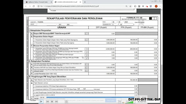 Membuat SPT Masa PPN dan Pelaporan SPT Masa PPN Dengan Web eFaktur ...