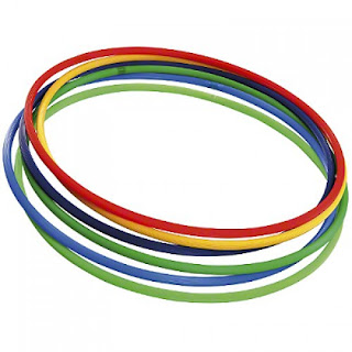 COLOUR HULA HOOP 30 INCH PLASTIC FOR KIDS AND ADULT PLAY GAME