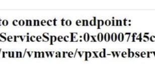 Ken Umemoto's vReality: vCSA - 503 Service Unavailable - Failed to connect to endpoint