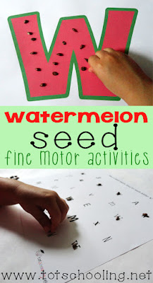 Watermelon Math Game: Roll & Cover | Totschooling - Toddler, Preschool ...