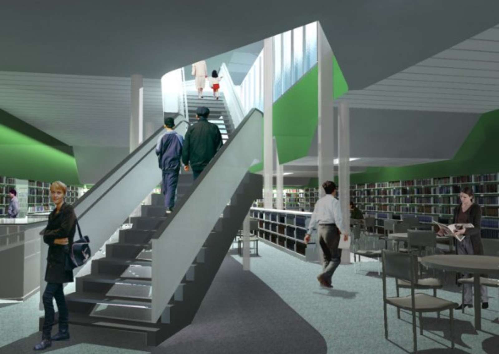 architecture now and The Future: GLEN OAKS BRANCH LIBRARY BY MARBLE ...