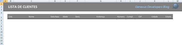 Genexus Developers Blog: Genexus ExcelDocument - Gerando Planilhas