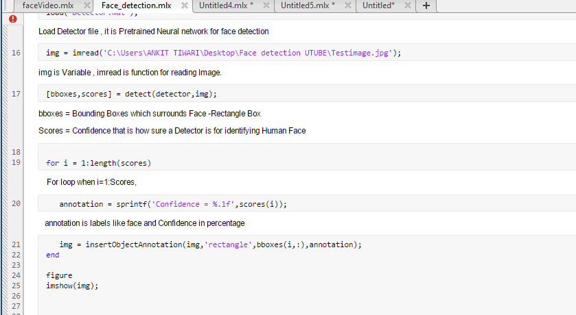 Face Detection In Matlab Using Acf Object Detector And Image Labelling Code