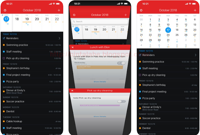 8 Aplikasi Kalender Terbaik Untuk iPhone Anda - Ninna Wiends