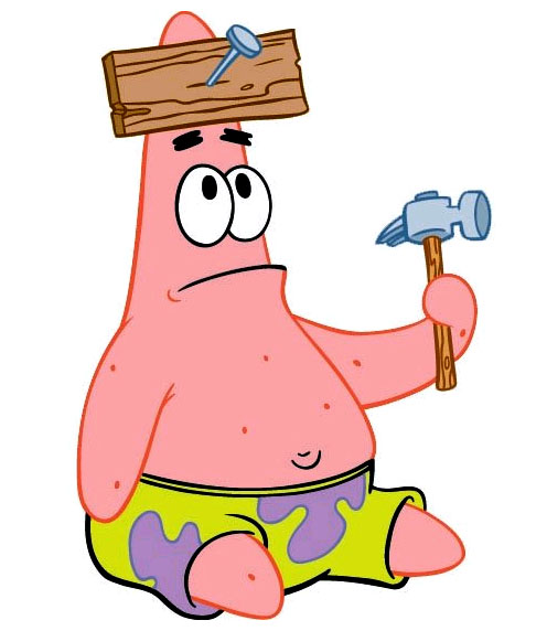 La Web Bob Esponja: Dibujos de Patricio Estrella para Imprimir