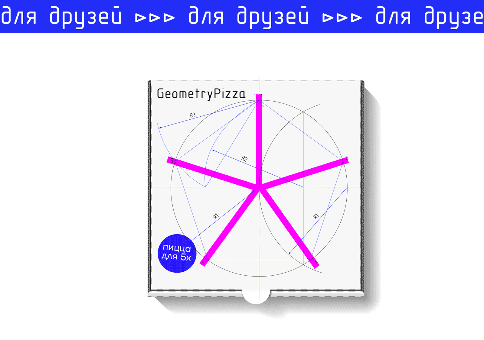 GeometryPizza – Packaging Of The World