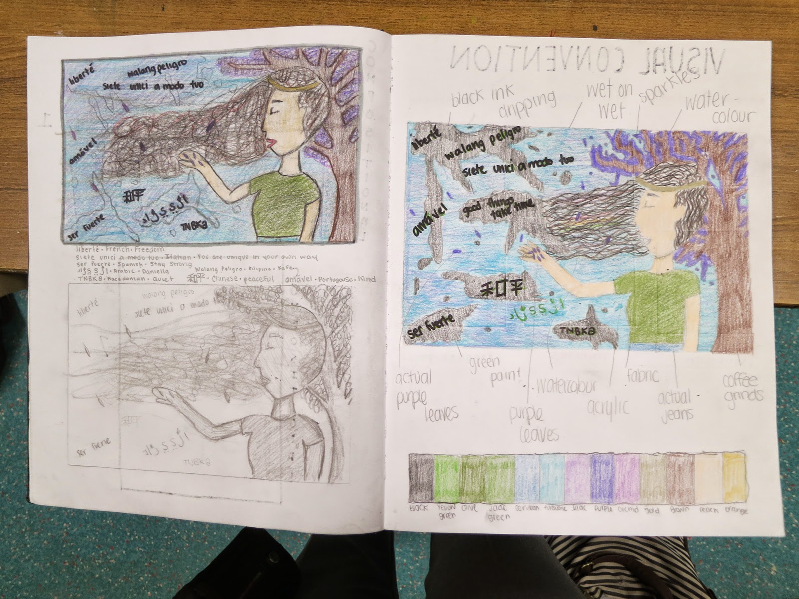 Ms. Brockest ~ Art and Photography: Workbook Examples