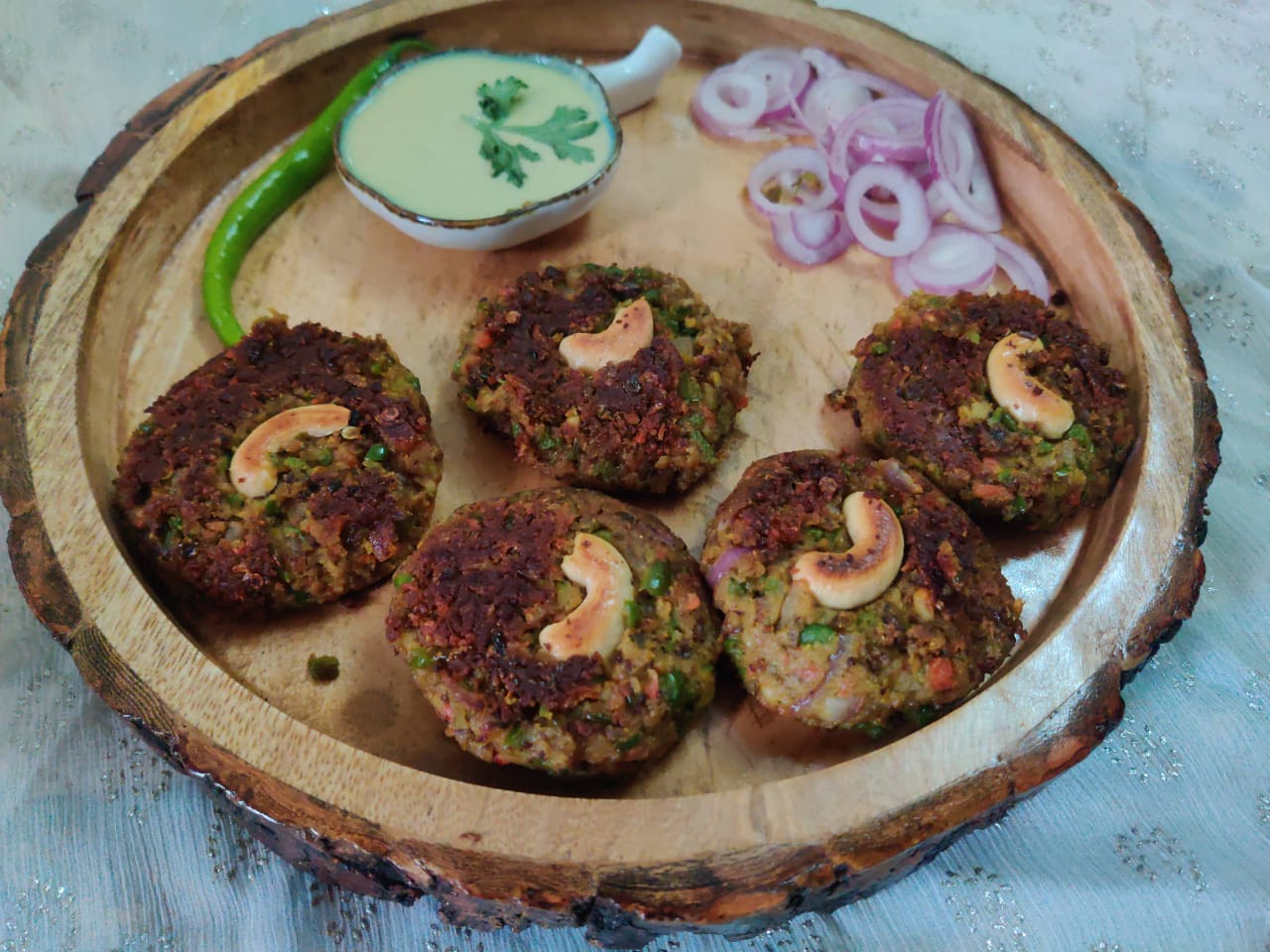 Fibre-Rich Veg Green Sprout Kabab/Patty | Starter Recipe