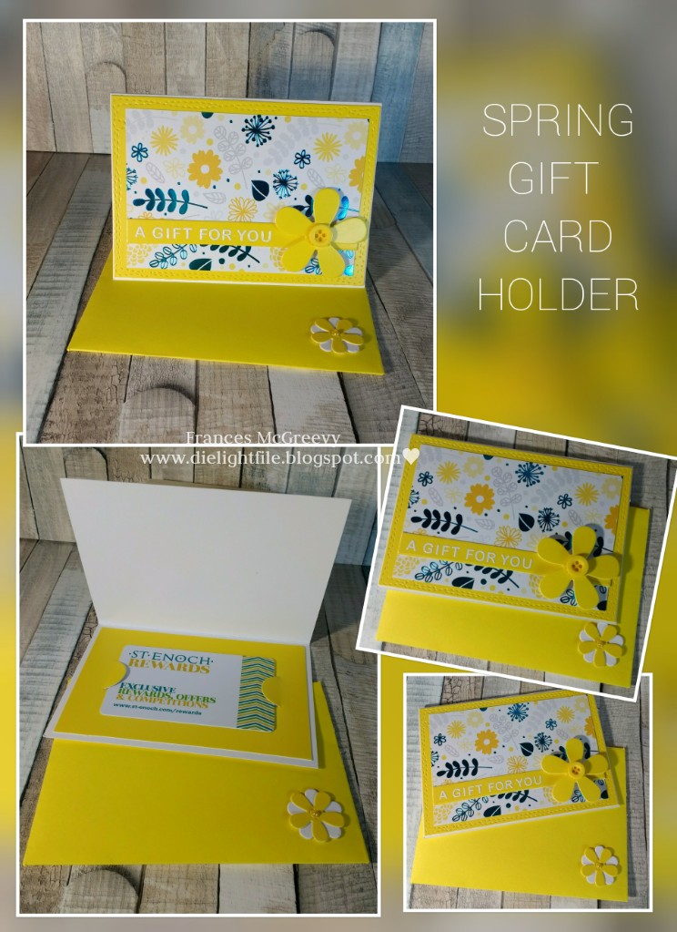 Tutorial Spring Gift Card Holder