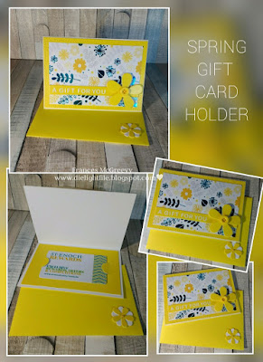Tutorial Spring Gift Card Holder