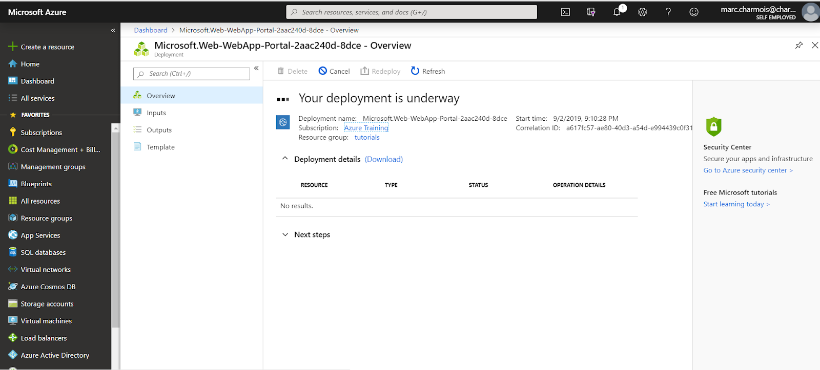 Azure And Co Deploy Manually A Nodejs Restful Api From Github To An Azure Web App Kudu Fetch