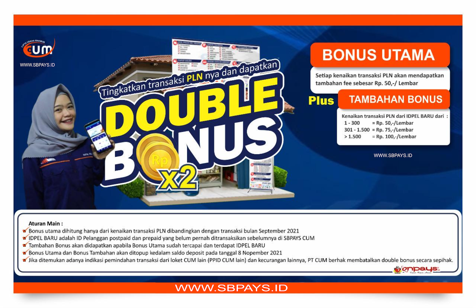 Surat Pemberitahuan dari PLN 2020 - PPOB SBPAYS