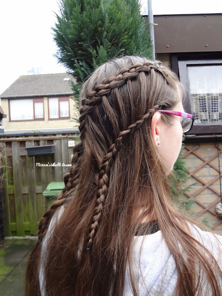 Miriam's Vlecht Lessen (Miriam's braiding instructions): Ladder braid