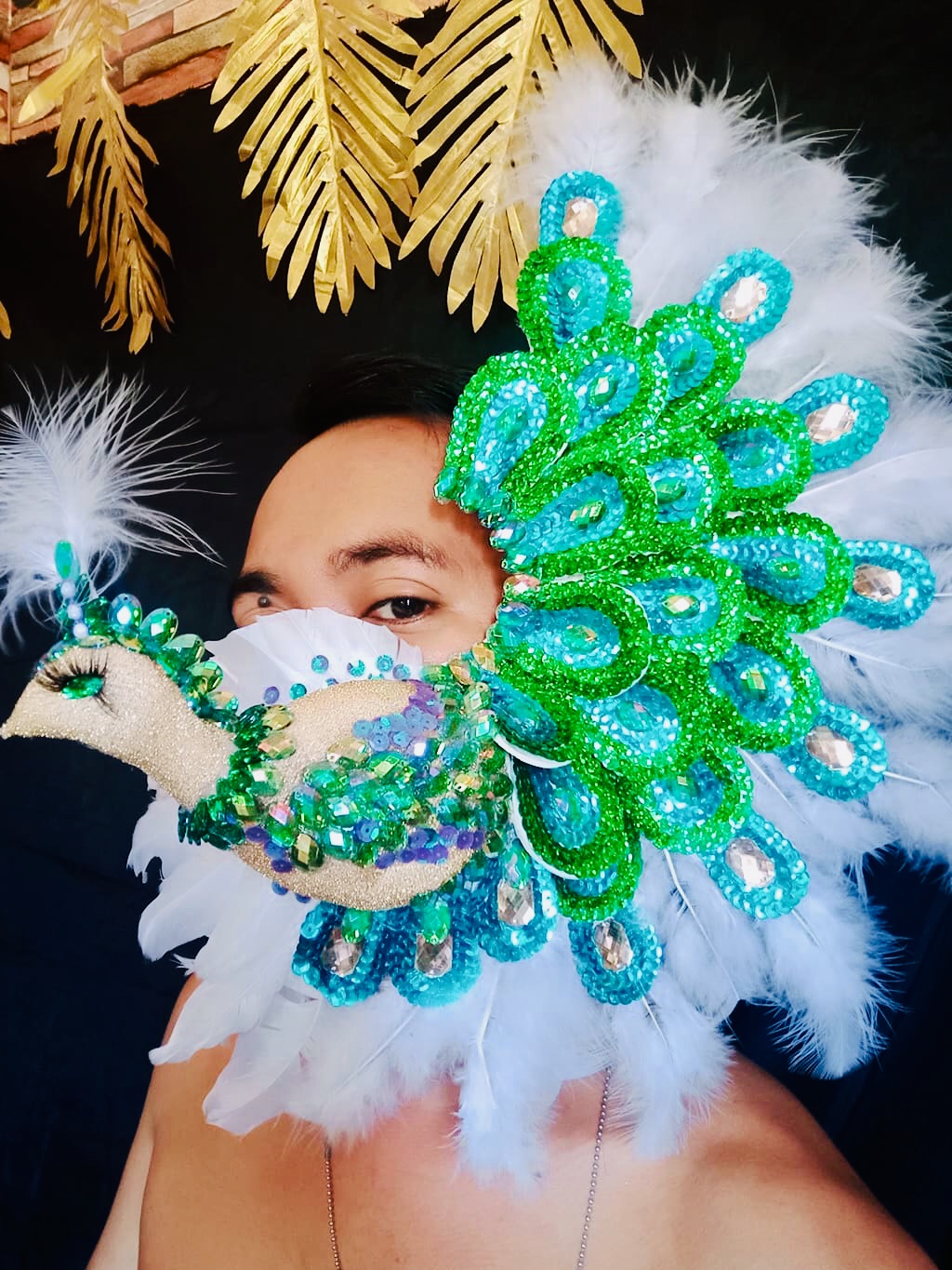 A Passinhon Artist stunned Netizens of his Extravagant Face Mask Creations