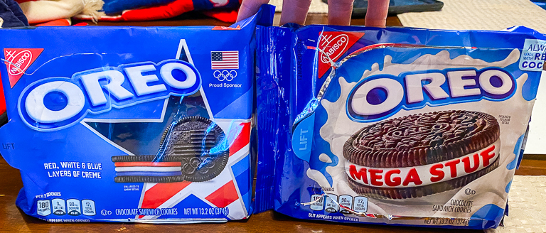 Tales of the Flowers: Red White and Blue Oreos for July 4th