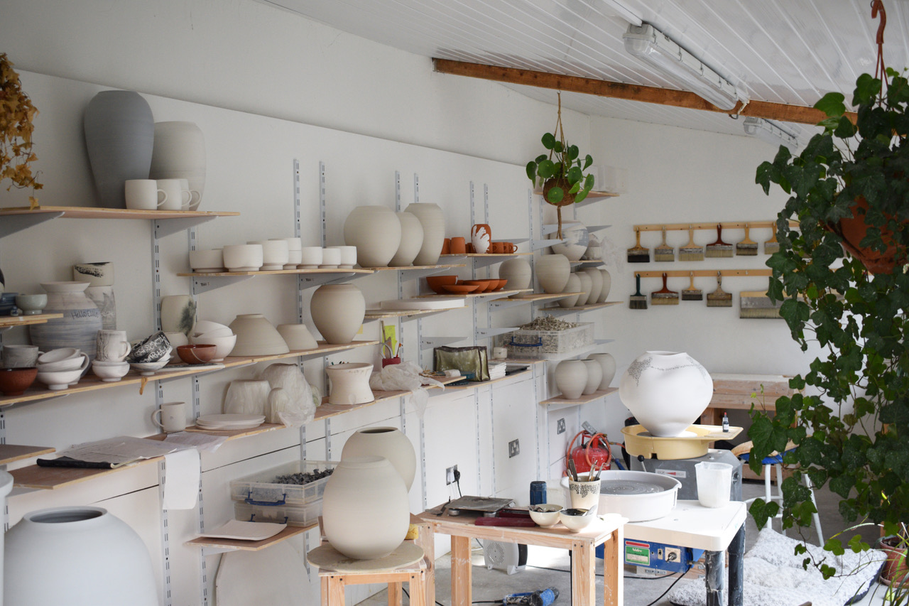 Tom Kemp - A Pottery Studio Has Several Sections Because There Are So ...