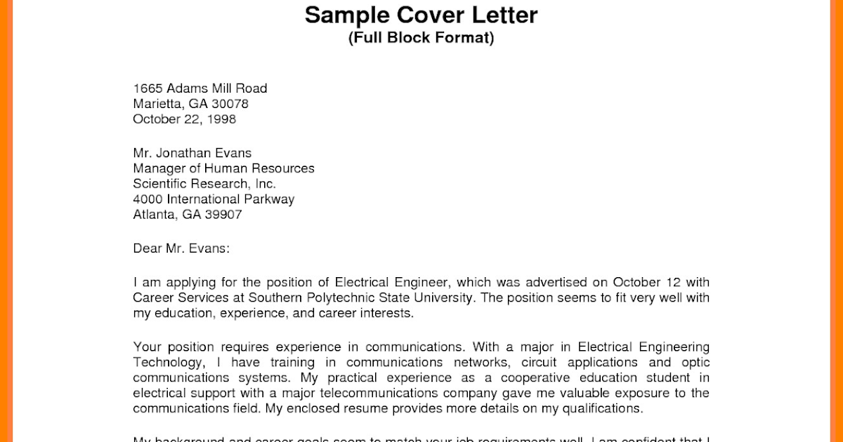Differences Between Letter Format