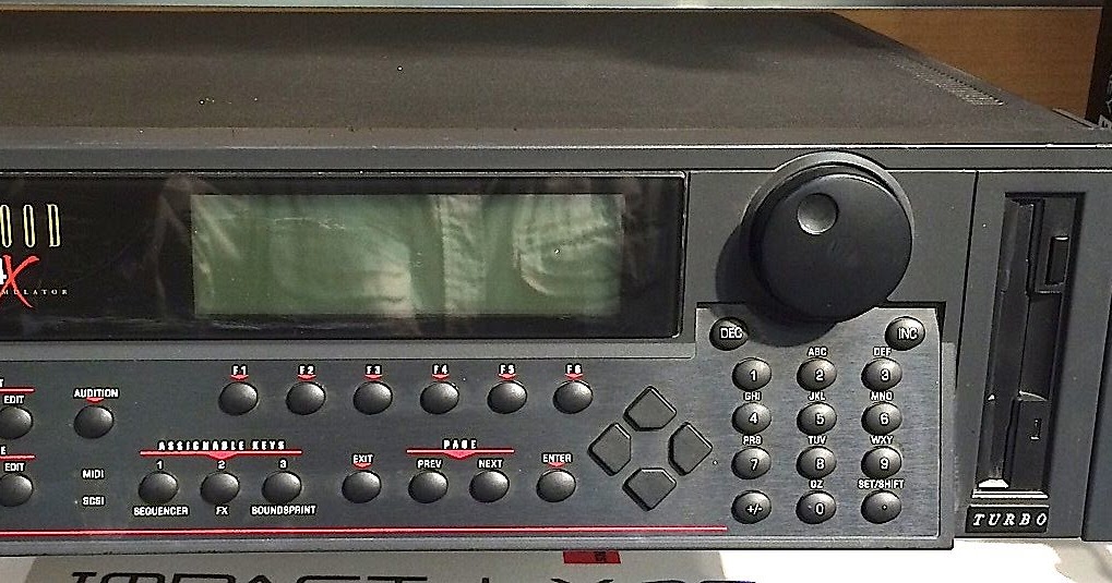 MATRIXSYNTH: EMU E4X Turbo Hollywood Gold SN 049840054